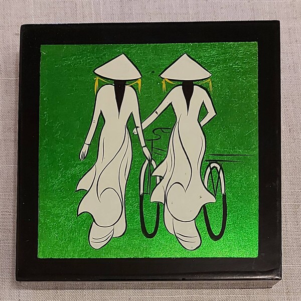 Lacquer Coasters - Etsy