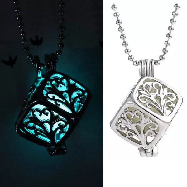 Glow in the Dark Locket - Etsy