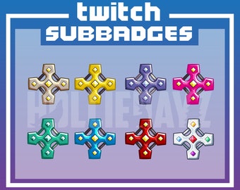 Cross Sub Badges - Etsy
