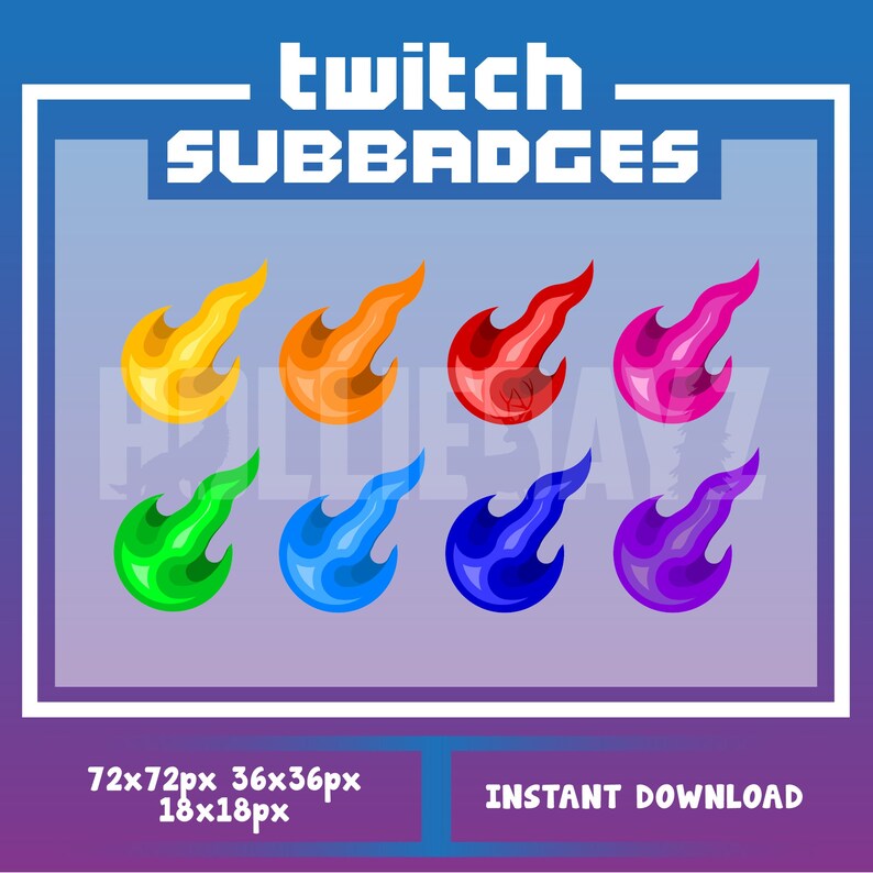 Comet Twitch Sub Badges Twitch Sub Badges Space Twitch Sub Etsy