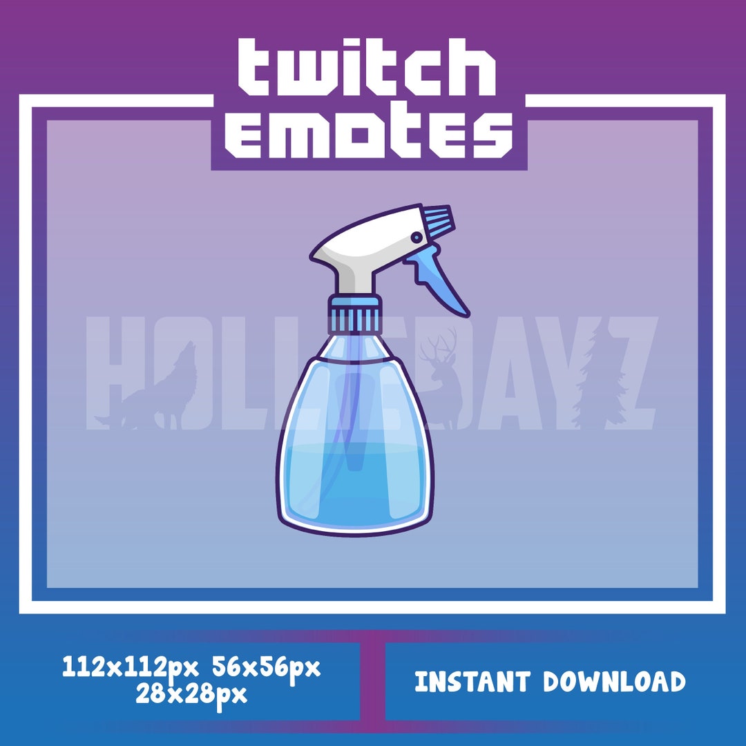 Spray Bottle Twitch Emote, Water Bottle Twitch Emote, Spray Bottle ...
