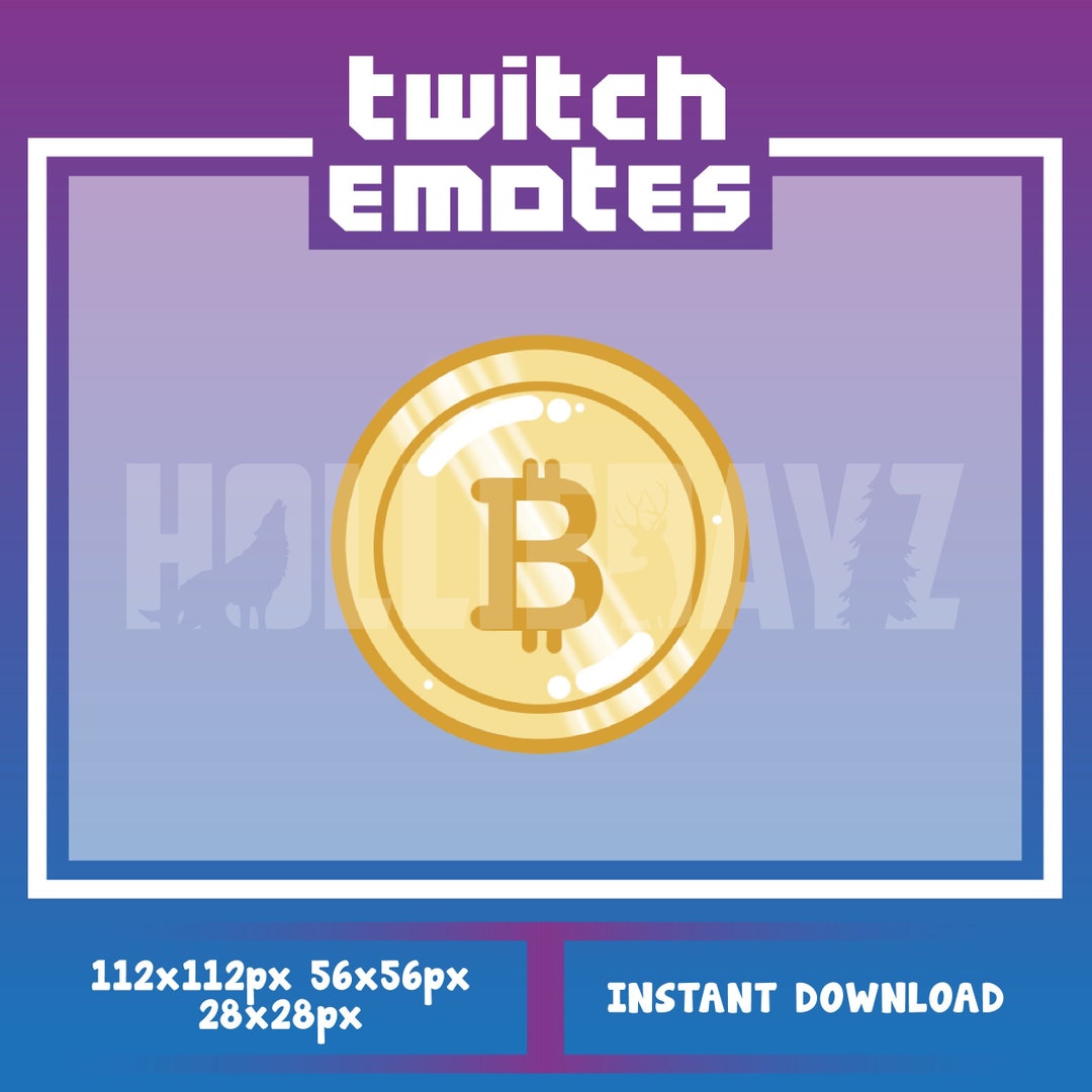 Bit Coin Twitch Emote, Coin Twitch Emote, Tarkov Bit Coin Twitch Emote ...