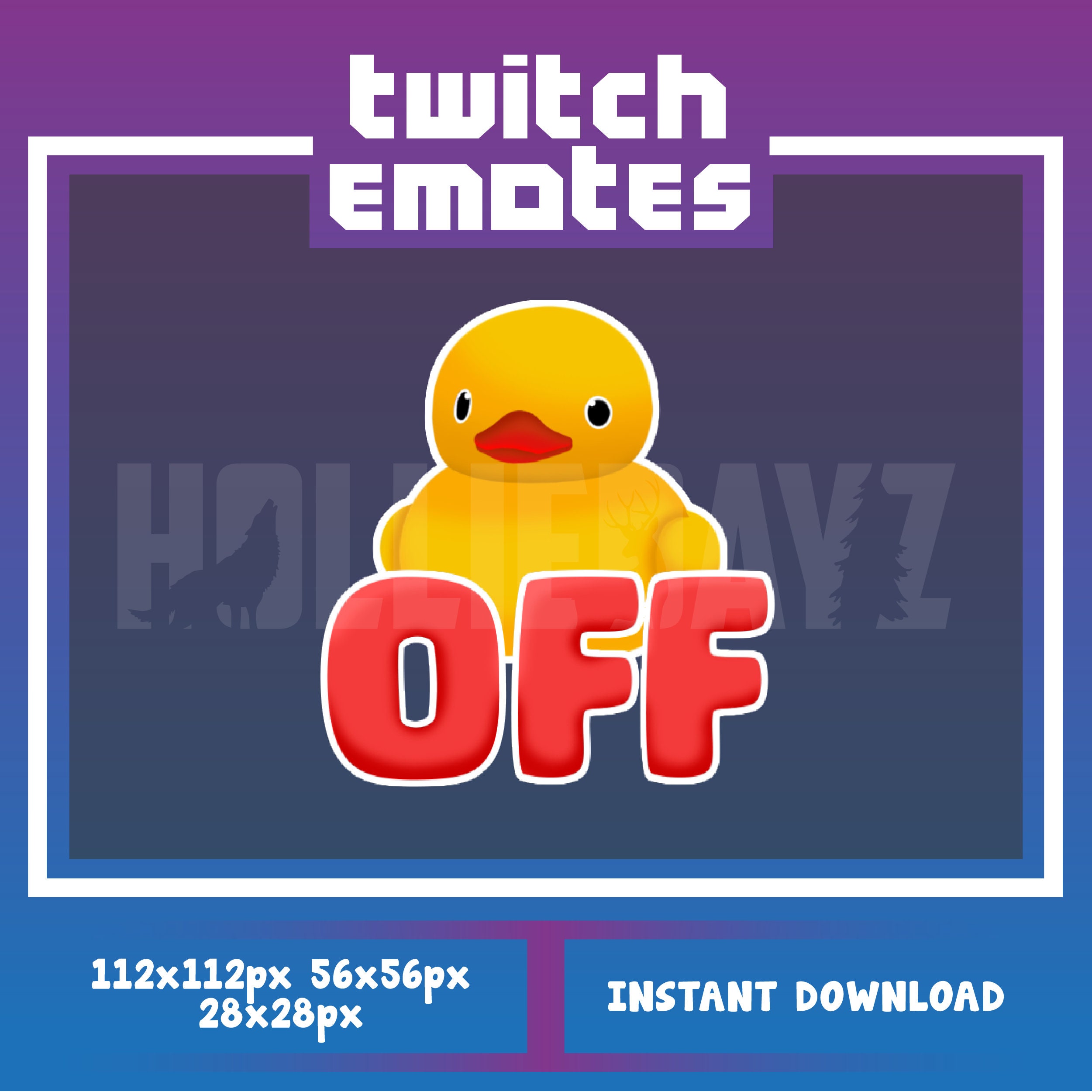 Twitch Emote, Duck off Twitch Emote, Swear Emote, Duck Twitch Emote ...