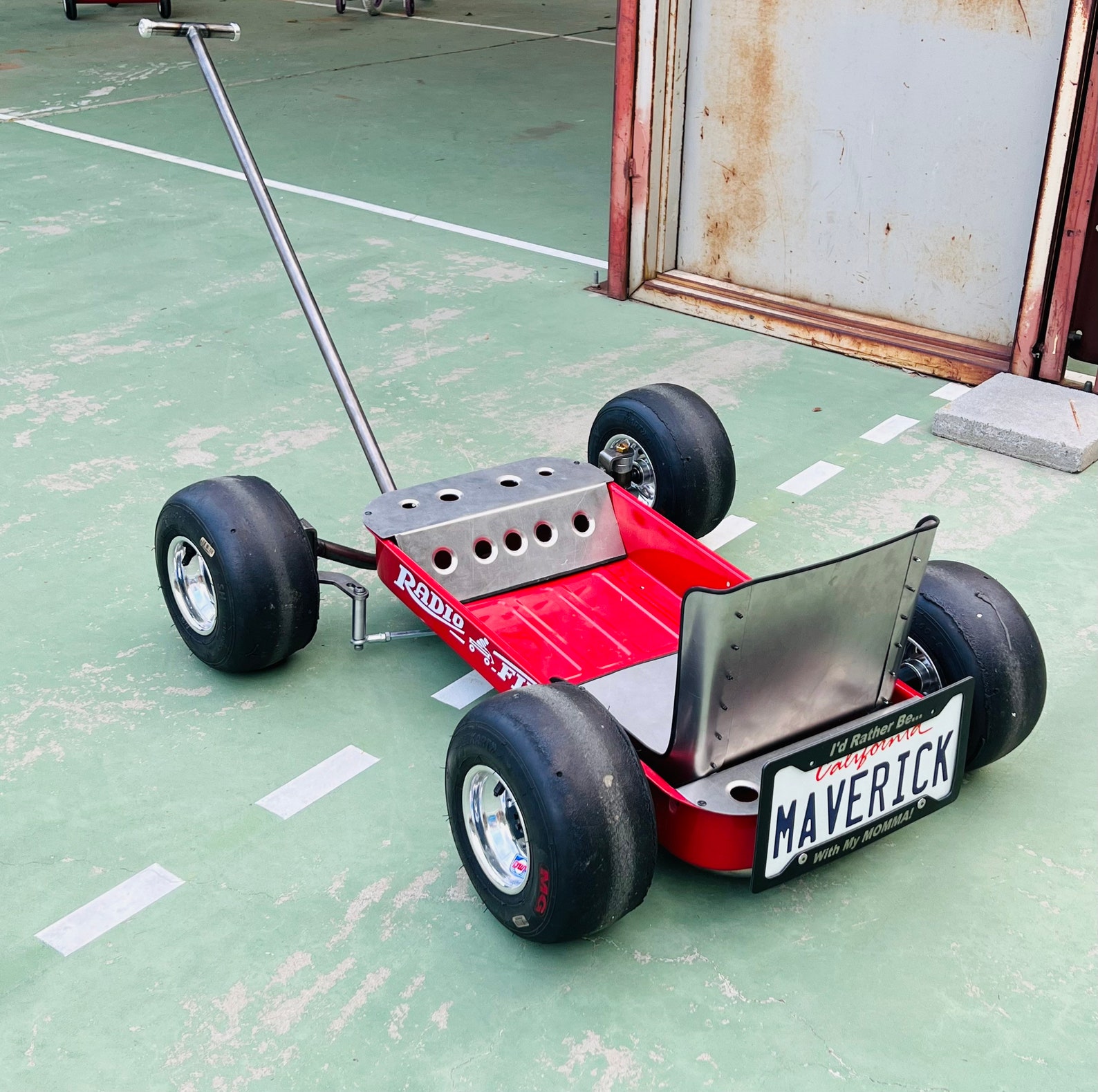 Custom Radio Flyer Wagon Hot Rod - Etsy