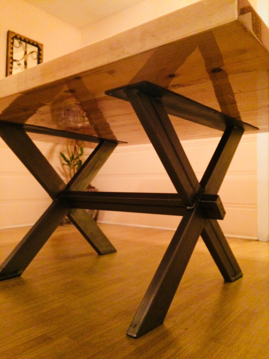 Farmhouse Wood Table Top, Butcher Block Workbench Top or Kitchen Island ...