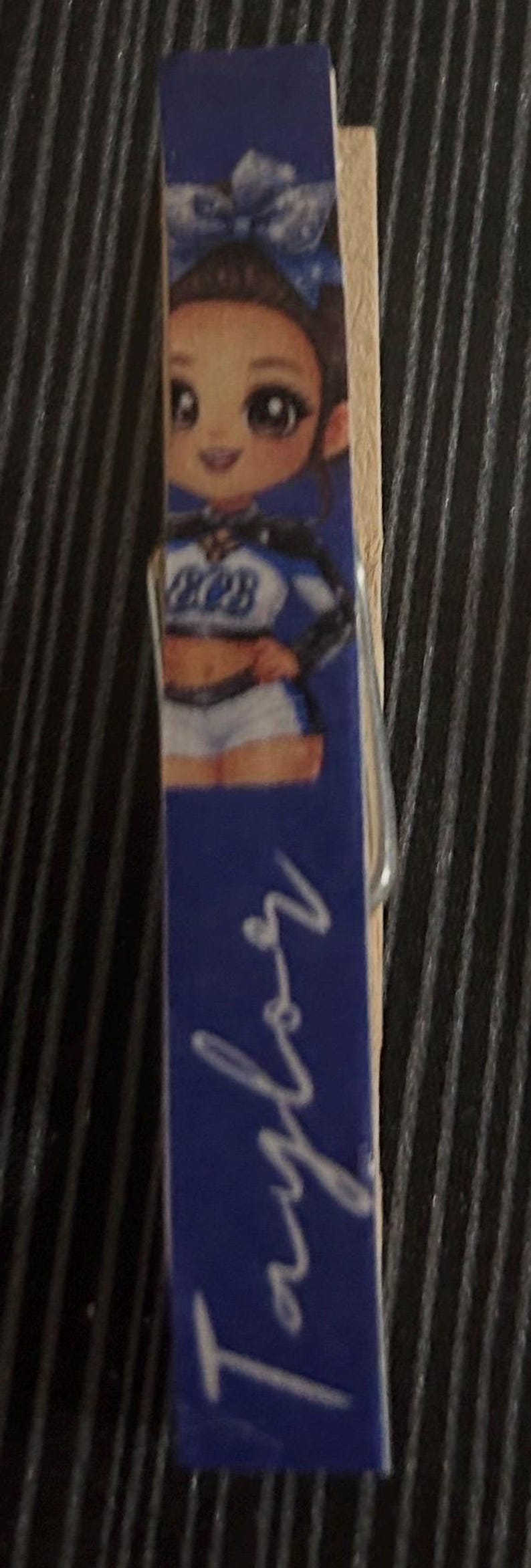 Caricature Clothespin for Cheerleading and Volleyball Customized Design ...