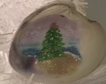 Painted clam shell | Etsy