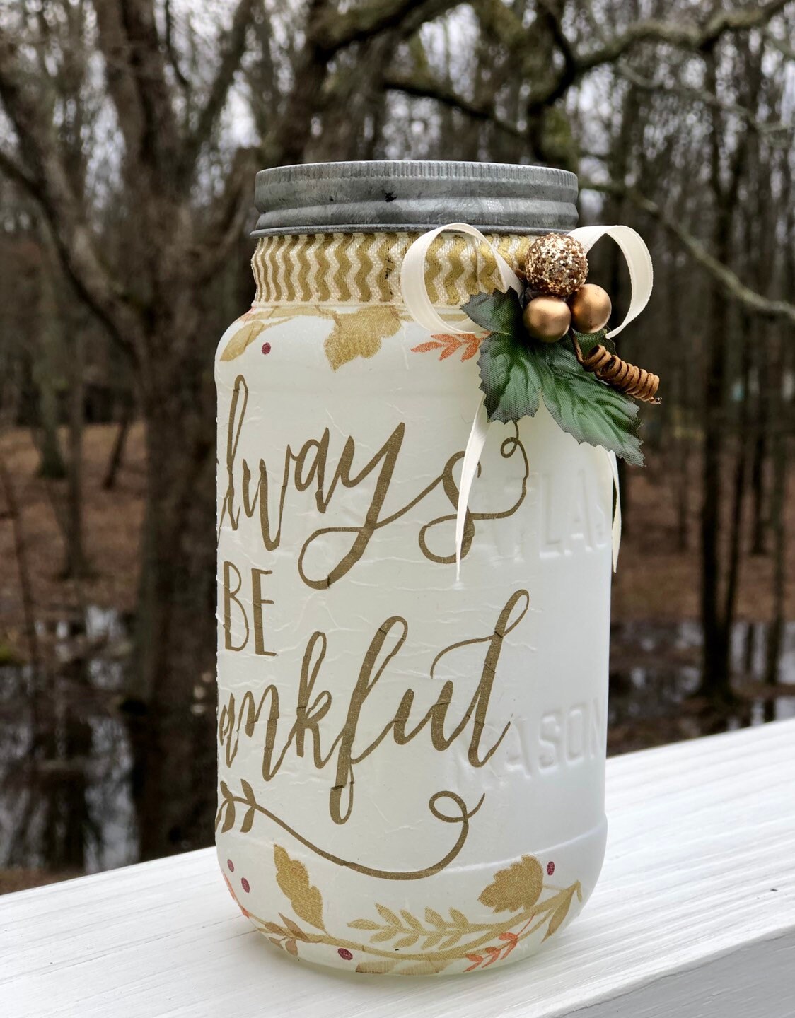Always Be Thankful Lighted Jar Lighted Jars Lighted Bottles - Etsy