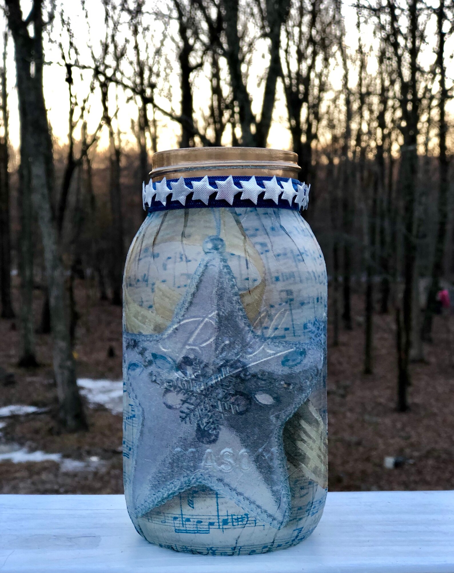 Star Lighted Jar Lighted Jars Lighted Bottles Christmas | Etsy