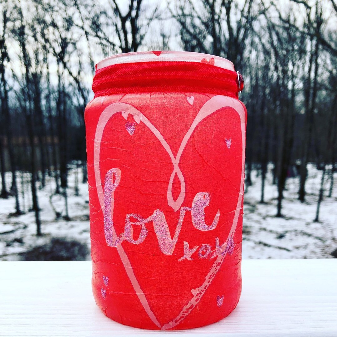 Love Lighted Jar Lighted Jars Lighted Bottles Jar Lights - Etsy