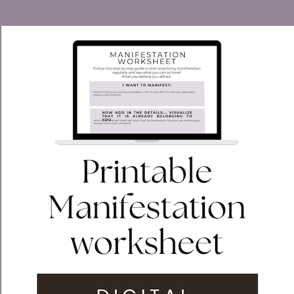 Manifestation Printable - Etsy
