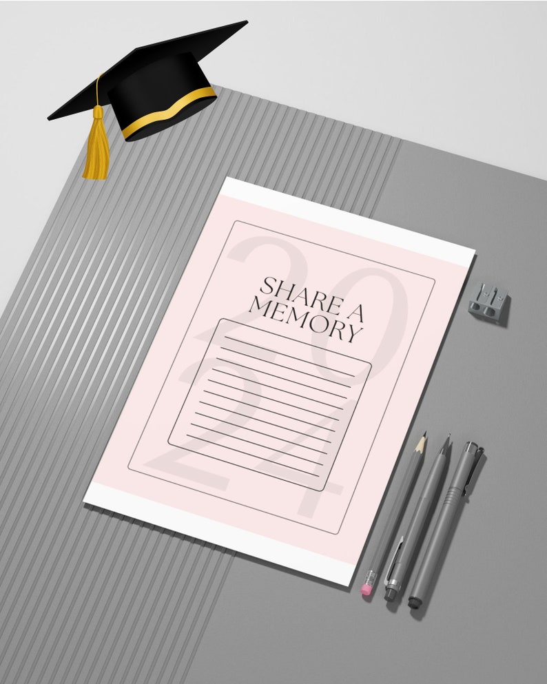 Printable Kid Memory, Graduation Memory, 2024 Graduation, Printable ...
