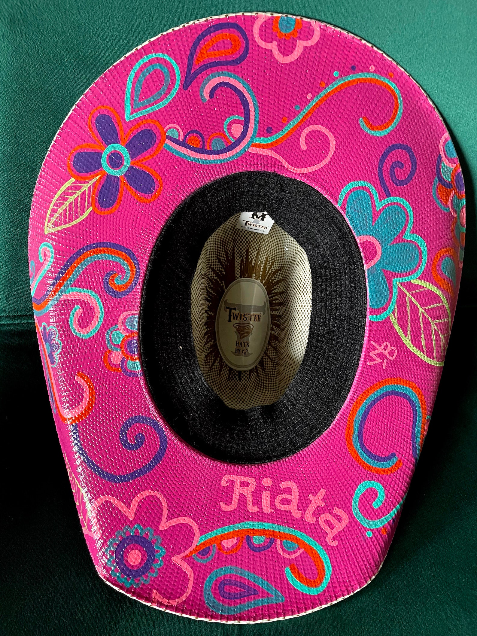 Custom Painted Cowboy Hat | Etsy