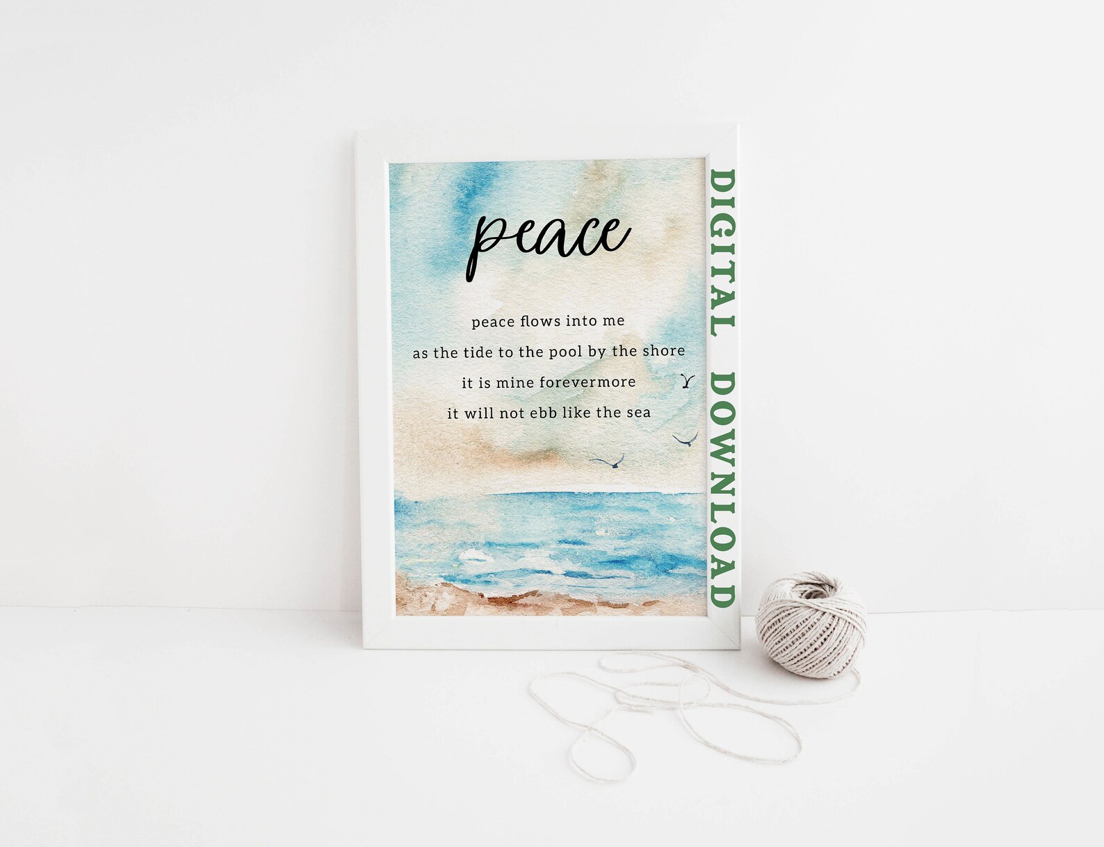 PEACE Flows Into Me Sara Teasdale Poem Printable Poem - Etsy