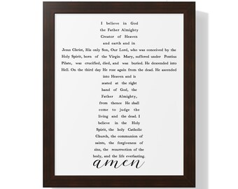 Apostles Creed - Etsy