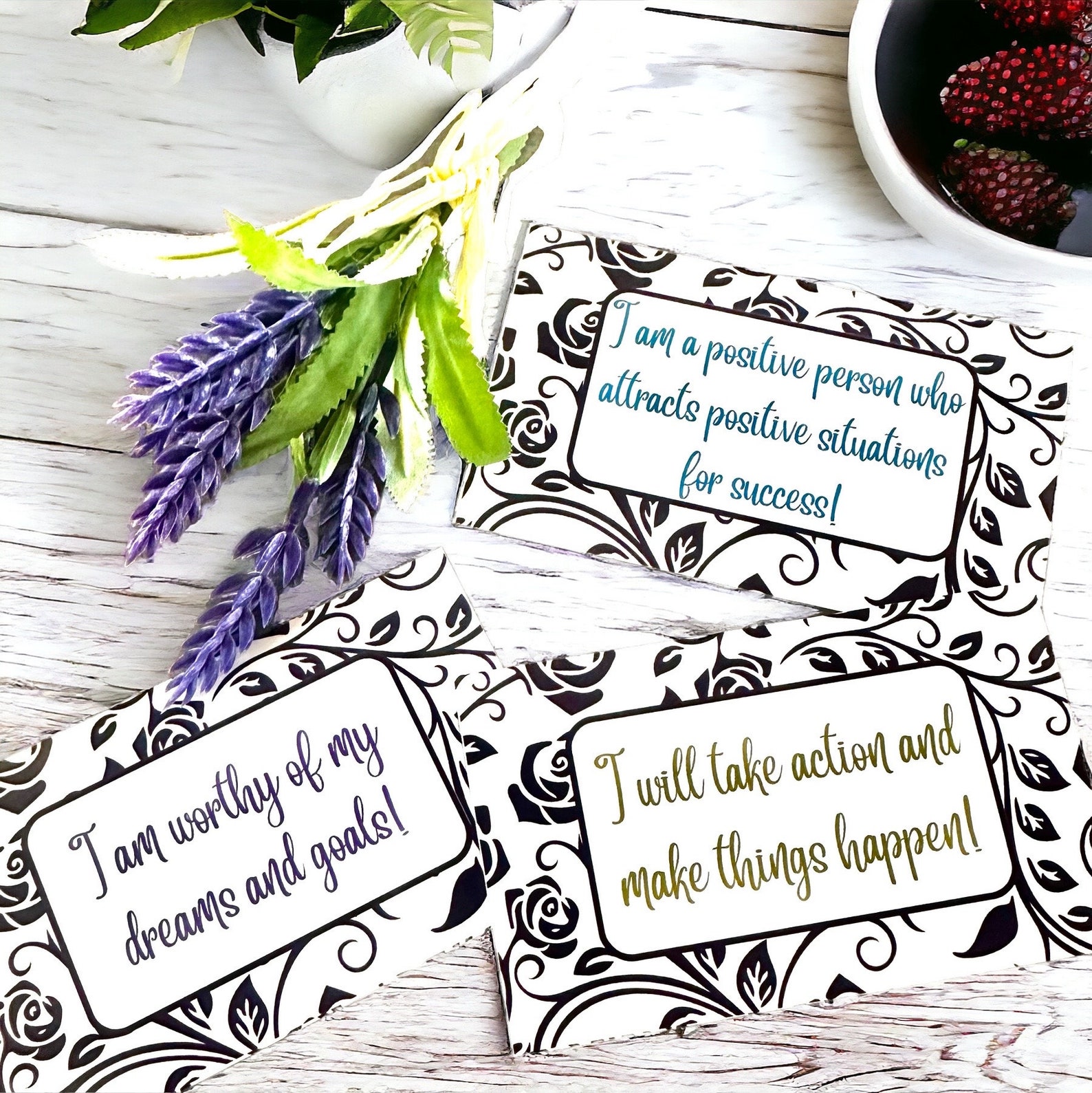 30 Positive Affirmation Cards; Inspirational Cards of Affirmations to ...