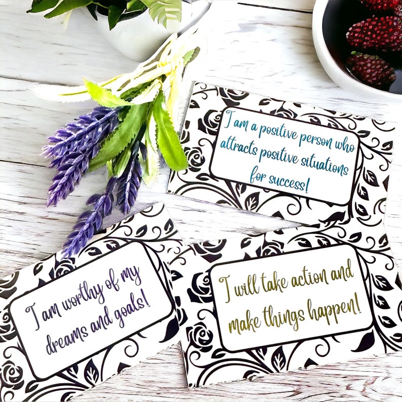30 Positive Affirmation Cards; Inspirational Cards of Affirmations to Empower, Encourage ...