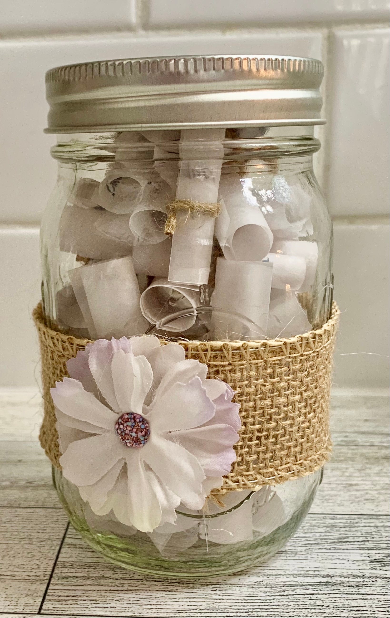 Inspirational Messages in Glass Jar; Motivational Scrolls That Bring ...