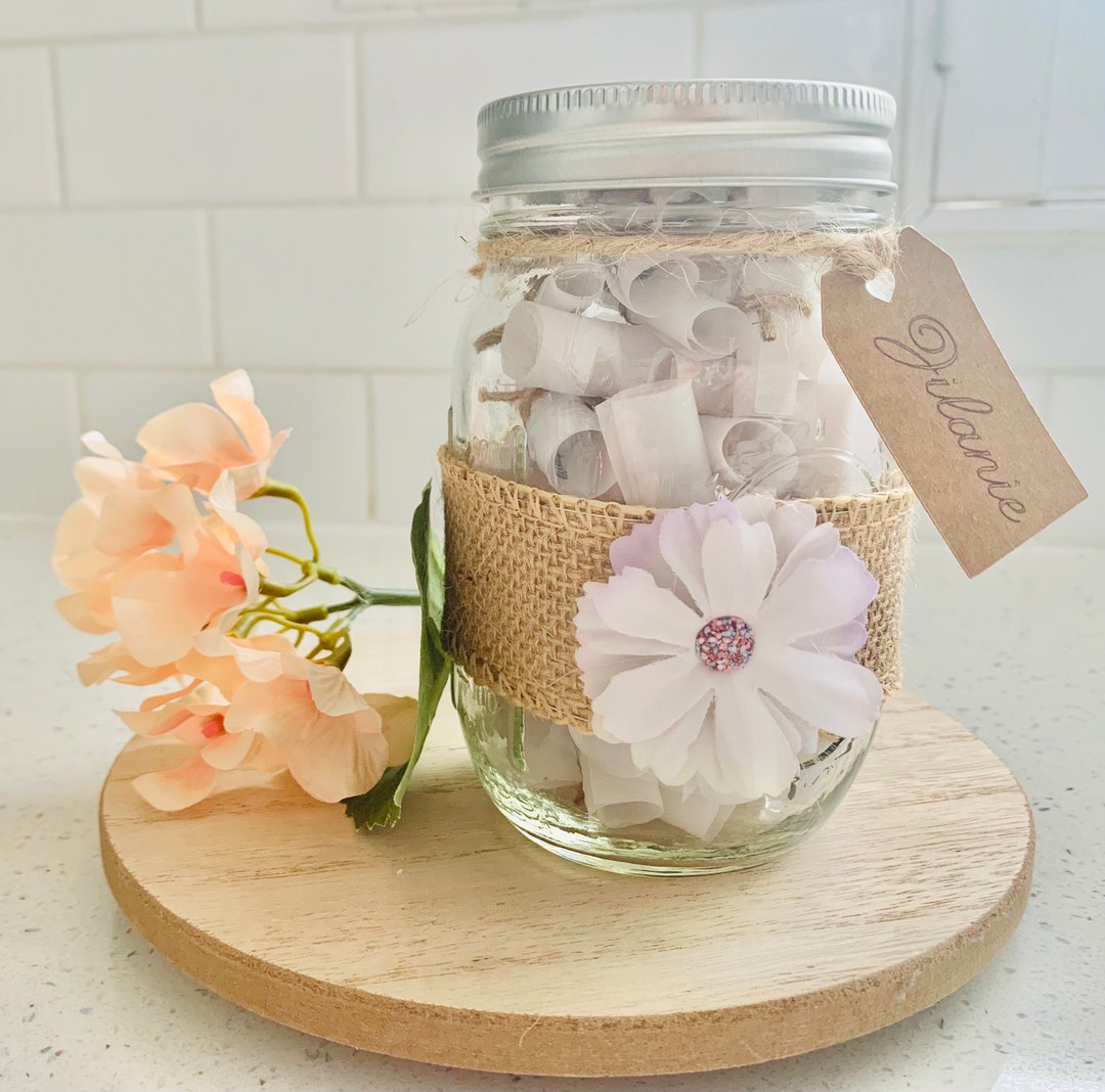 Inspirational Messages in Glass Jar; Motivational Scrolls That Bring ...
