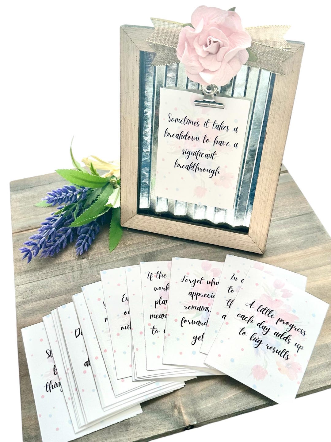Frame W/30 Inspirational Messages Motivational Scrolls That Bring Hope ...