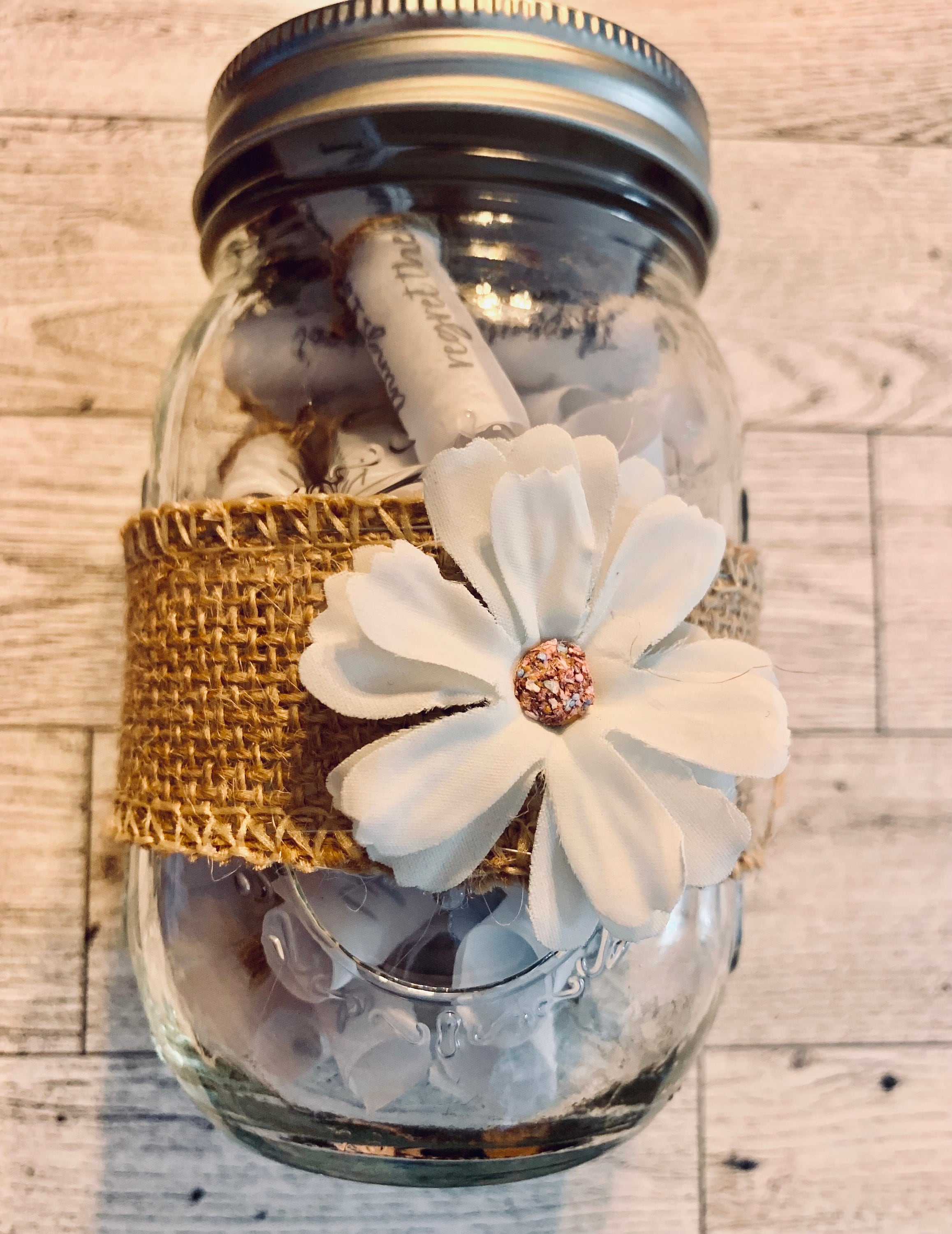 Inspirational Messages in Glass Jar; Motivational Scrolls That Bring ...