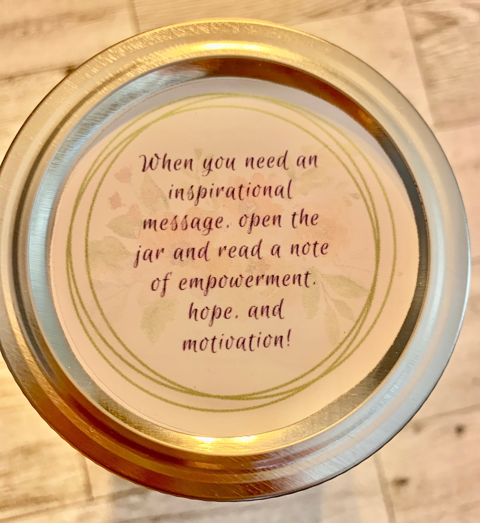 Inspirational Messages in Glass Jar; Motivational Scrolls That Bring ...