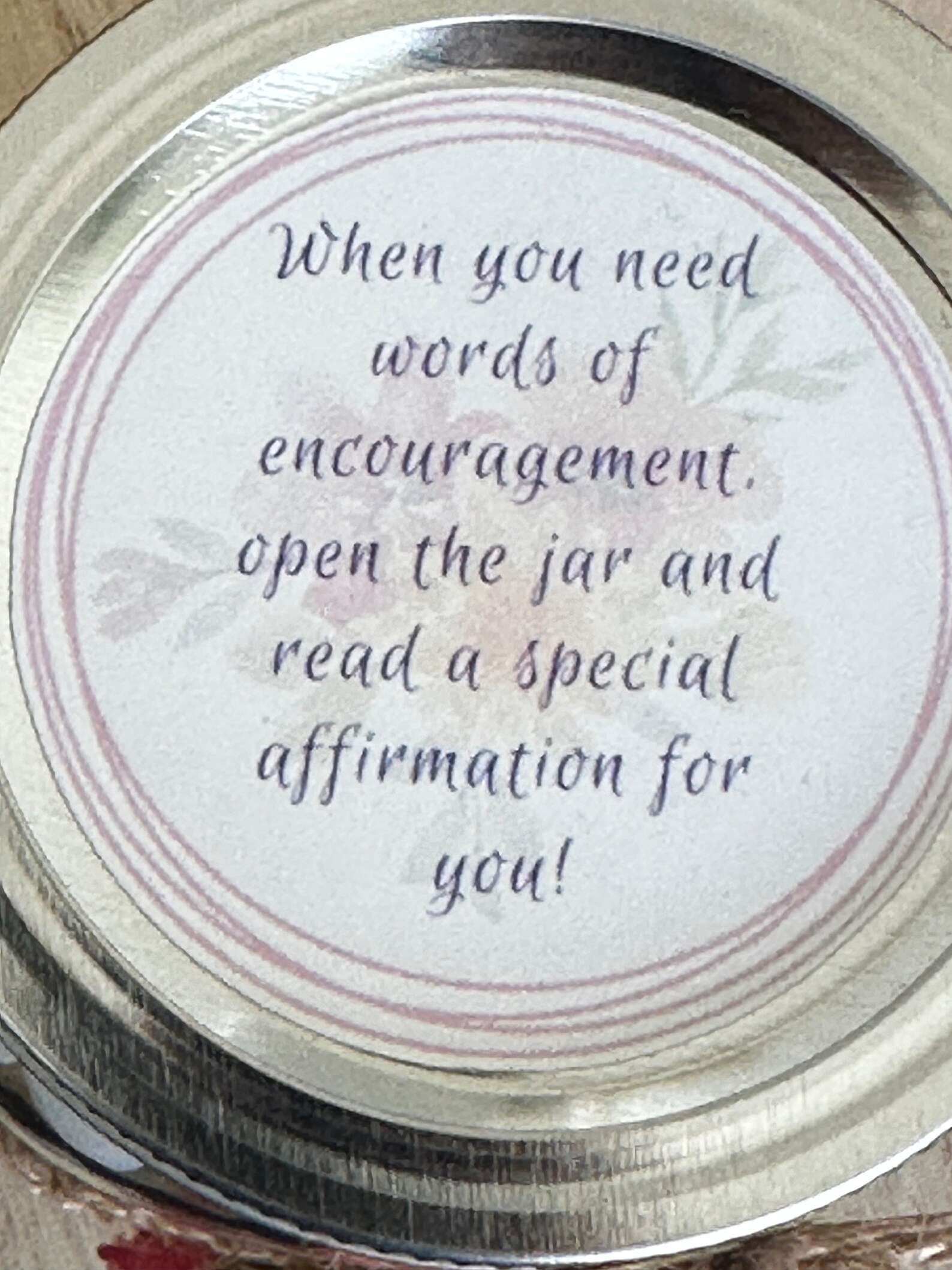 Positive Affirmations in Glass Jar-inspirational Scrolls of ...