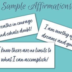 Positive Affirmations in Glass Jar-inspirational Scrolls of ...