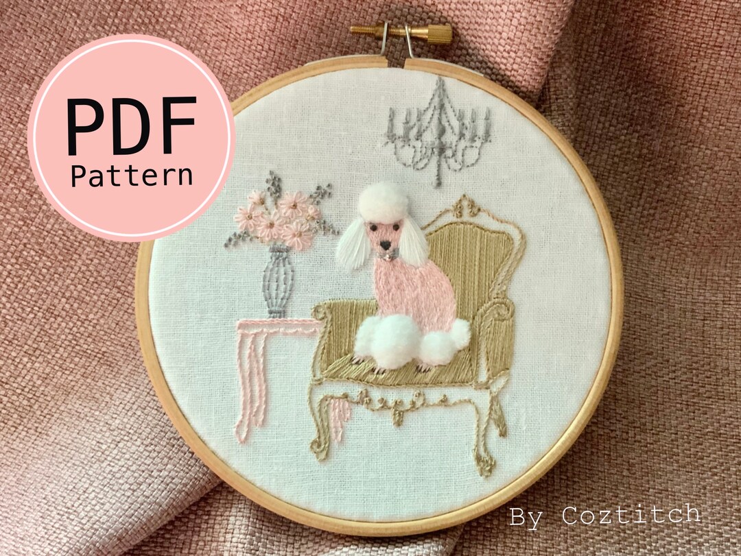 Pink Marie Embroidery Tutorial - Etsy