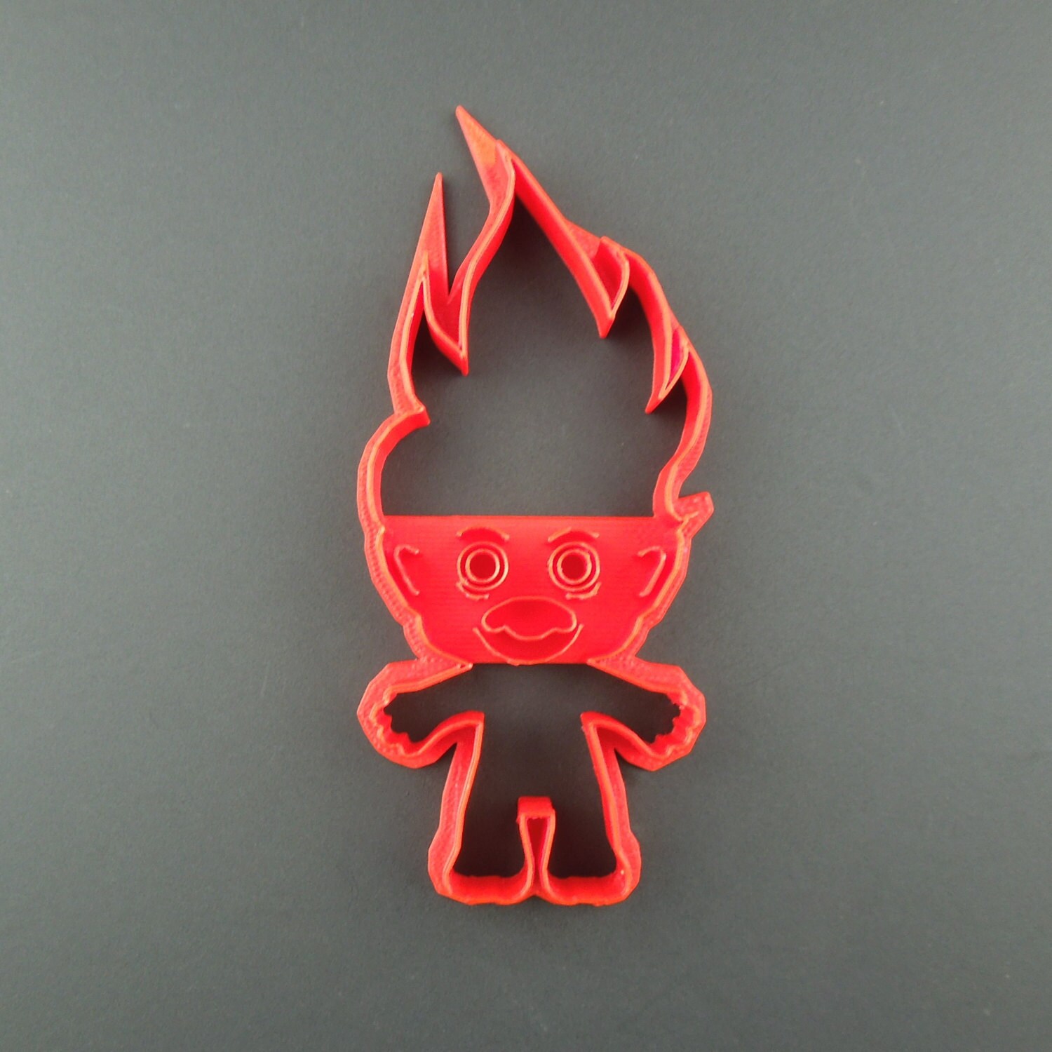 Troll Cookie Cutter 3D Printed Troll Doll Cookie and Fondant - Etsy UK