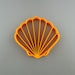 Scallop Shell Cookie Cutter 3D Printed Custom Cookie and Fondant Cutter ...