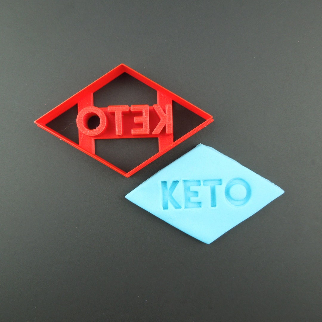 Keto Cookie Cutter: Diamond ABS Plastic, Gift for Bakers - Etsy