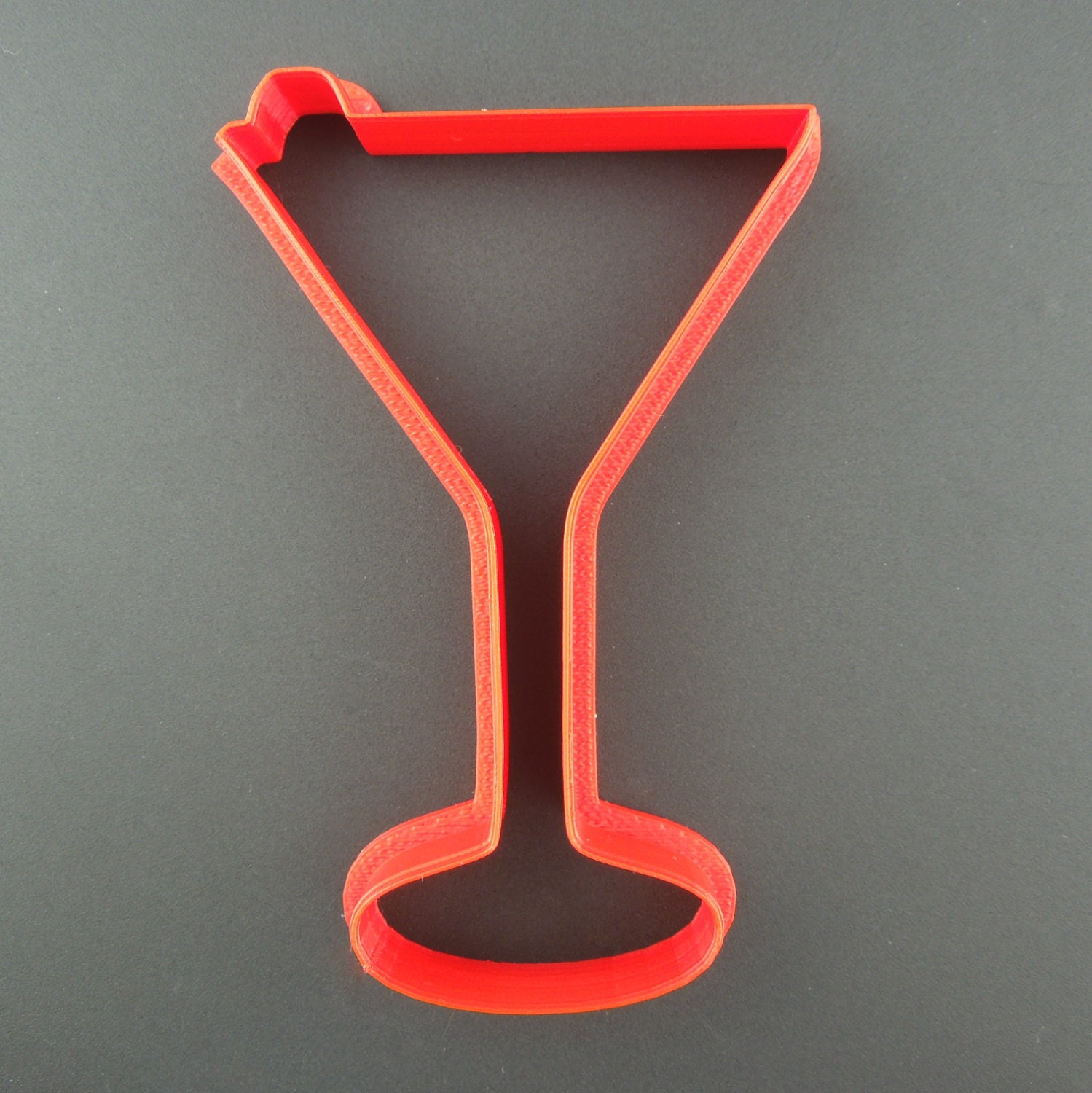 Martini Glass Cookie Cutter: 3D Printed ABS Plastic, Cocktail Baking ...