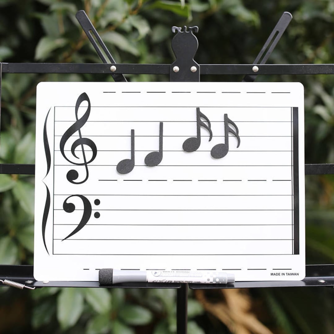 Learn How to Read Music Portable Two-sided Staff Whiteboard Set With ...
