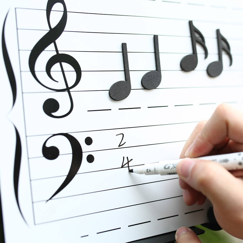 Learn How to Read Music Portable Two-sided Staff Whiteboard Set With ...