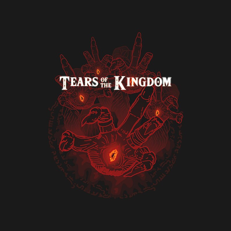 The Legend of Zelda Tears of the Kingdom Gloom Hands Fan Art - Etsy