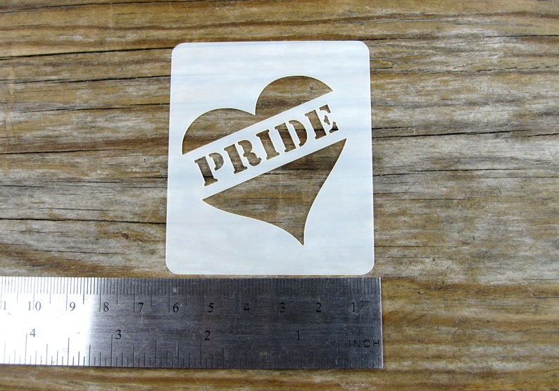 Gay Pride Love Heart Face Painting Stencil 7cm X 6cm - Etsy