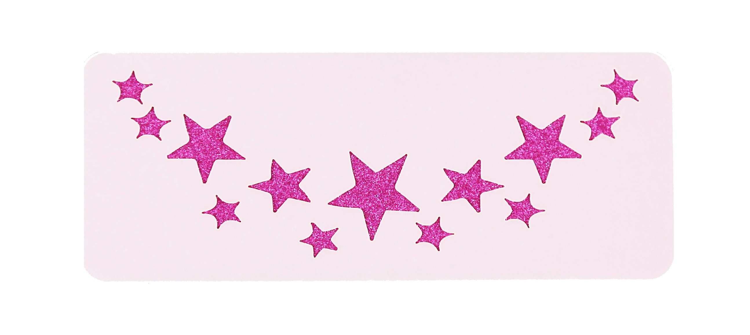 Forehead Stars Face Painting Crafting Card Making Stencil 11cm - Etsy ...
