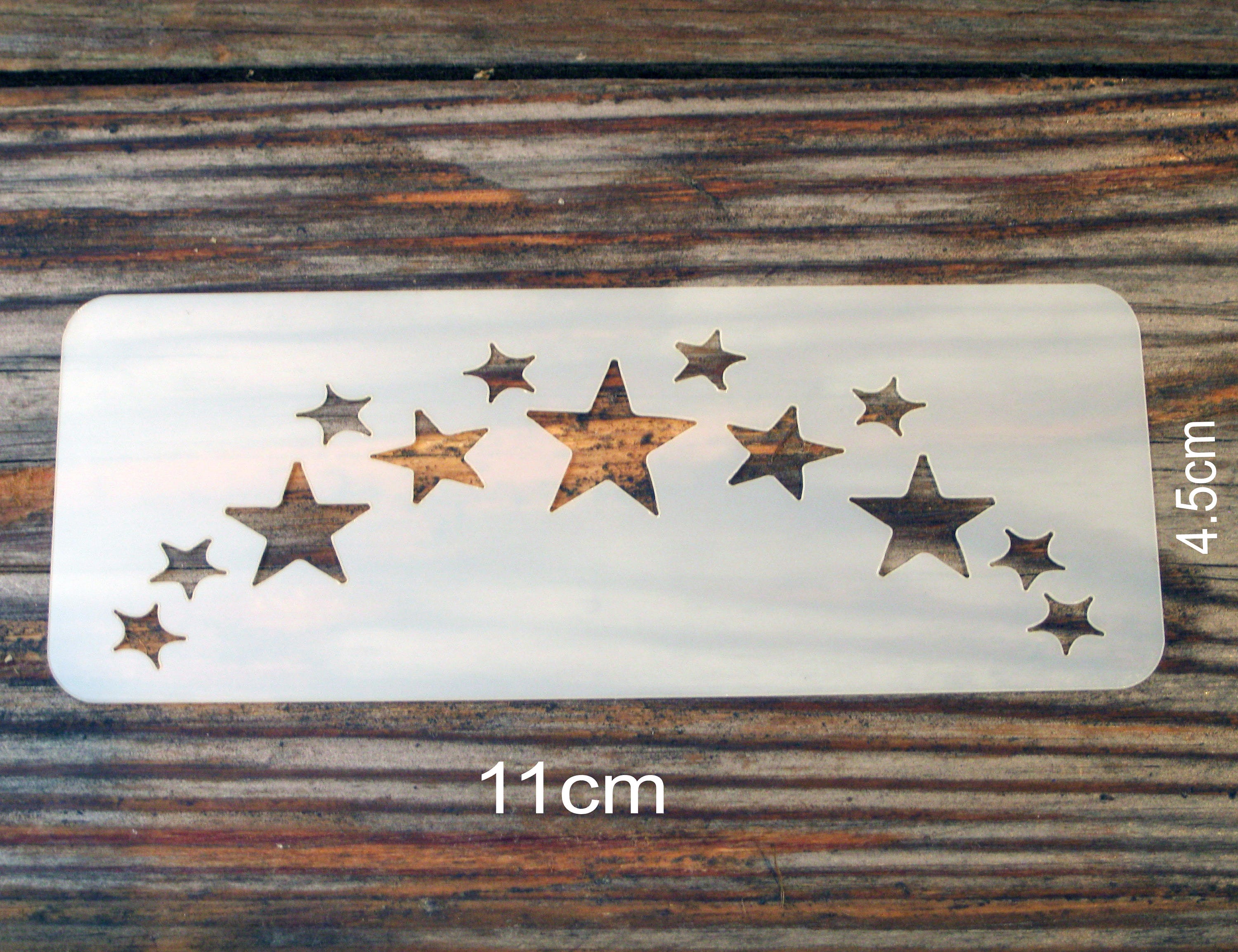 Forehead Stars Face Painting Crafting Card Making Stencil 11cm - Etsy ...