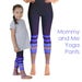 Mommy and Me Leggings With Purple Longyi Stripe - Etsy