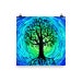Tree of Life Art in Blue - Etsy