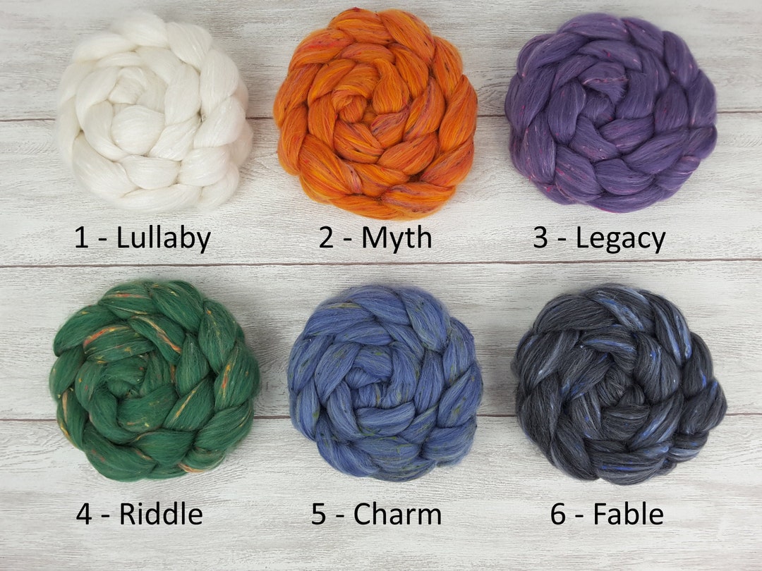 Combing FOLKLORE Spinning Fibers, Blends, Multicolor for Spinning With ...