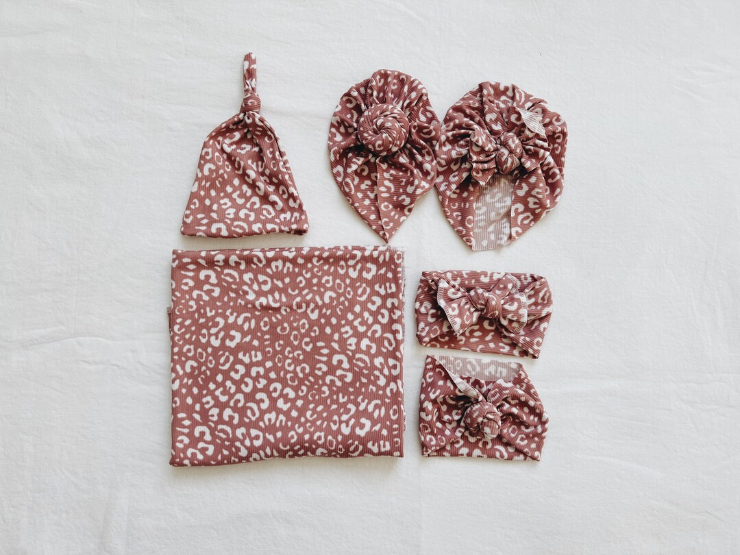 Spring Collection Mauve Leopard, Baby Swaddle, Swaddle Blanket, Newborn ...