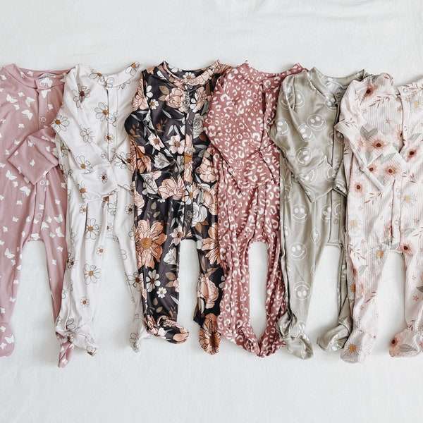 Footie Pajamas Baby - Etsy