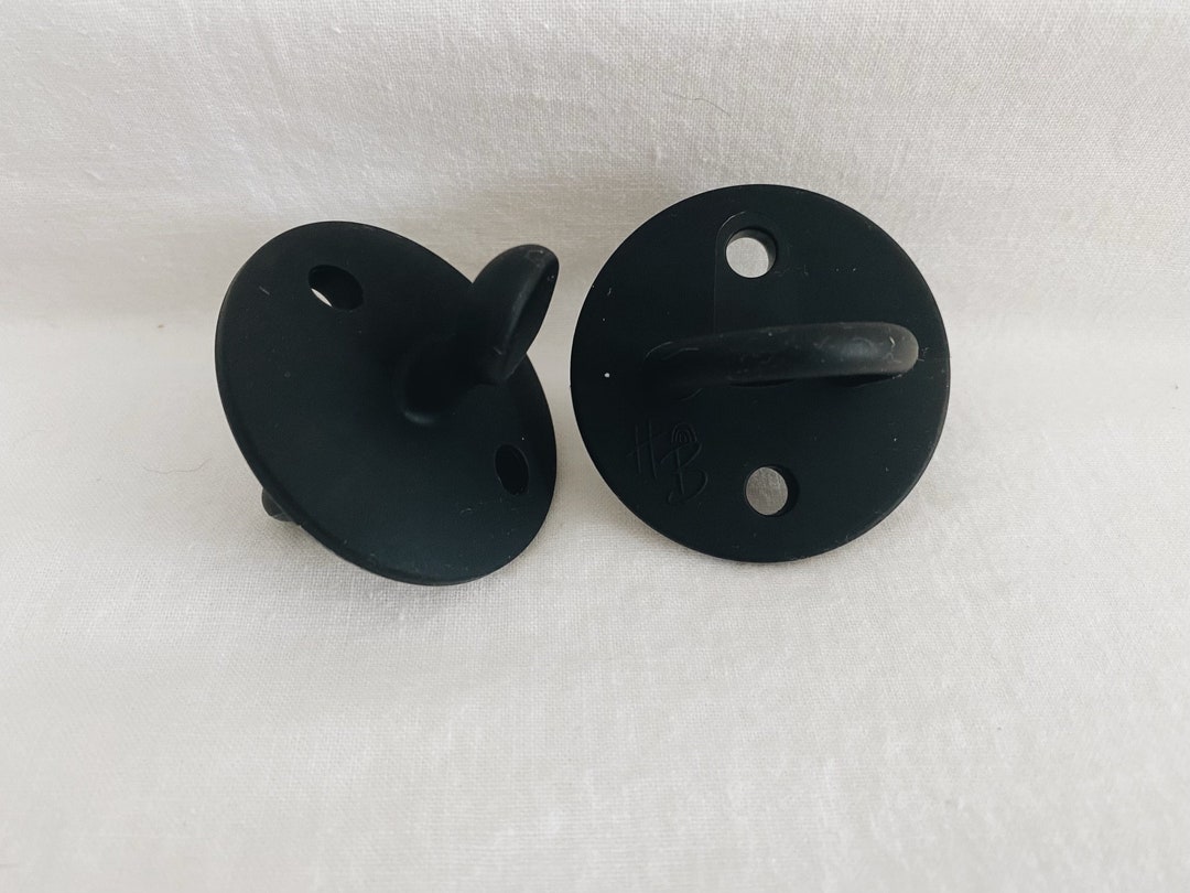 Black Harleebeeandco Pacifier, Baby Pacifier, Silicone Pacifier, Baby ...