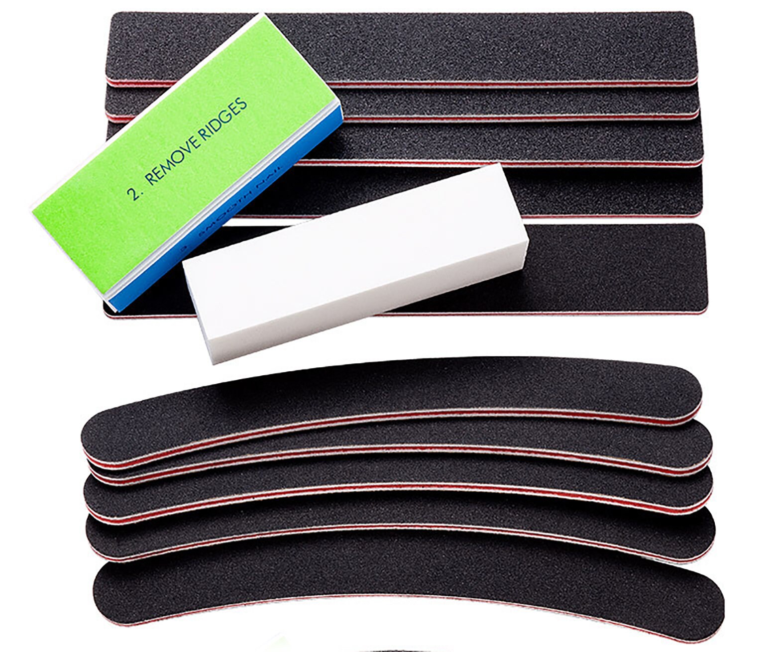 12pcs Nail Art Care Buffer Buffing Sanding Block and Buffing - Etsy