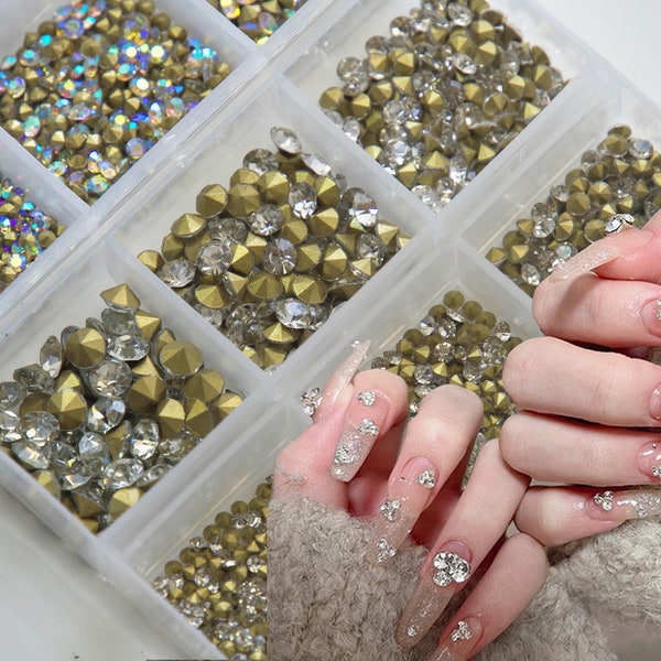 Pointed Back Rhinestones - Etsy