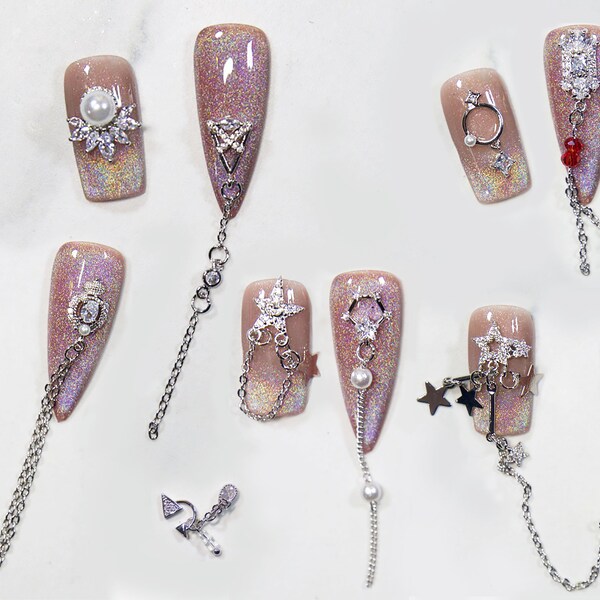 Rhinestone Chain End - Etsy