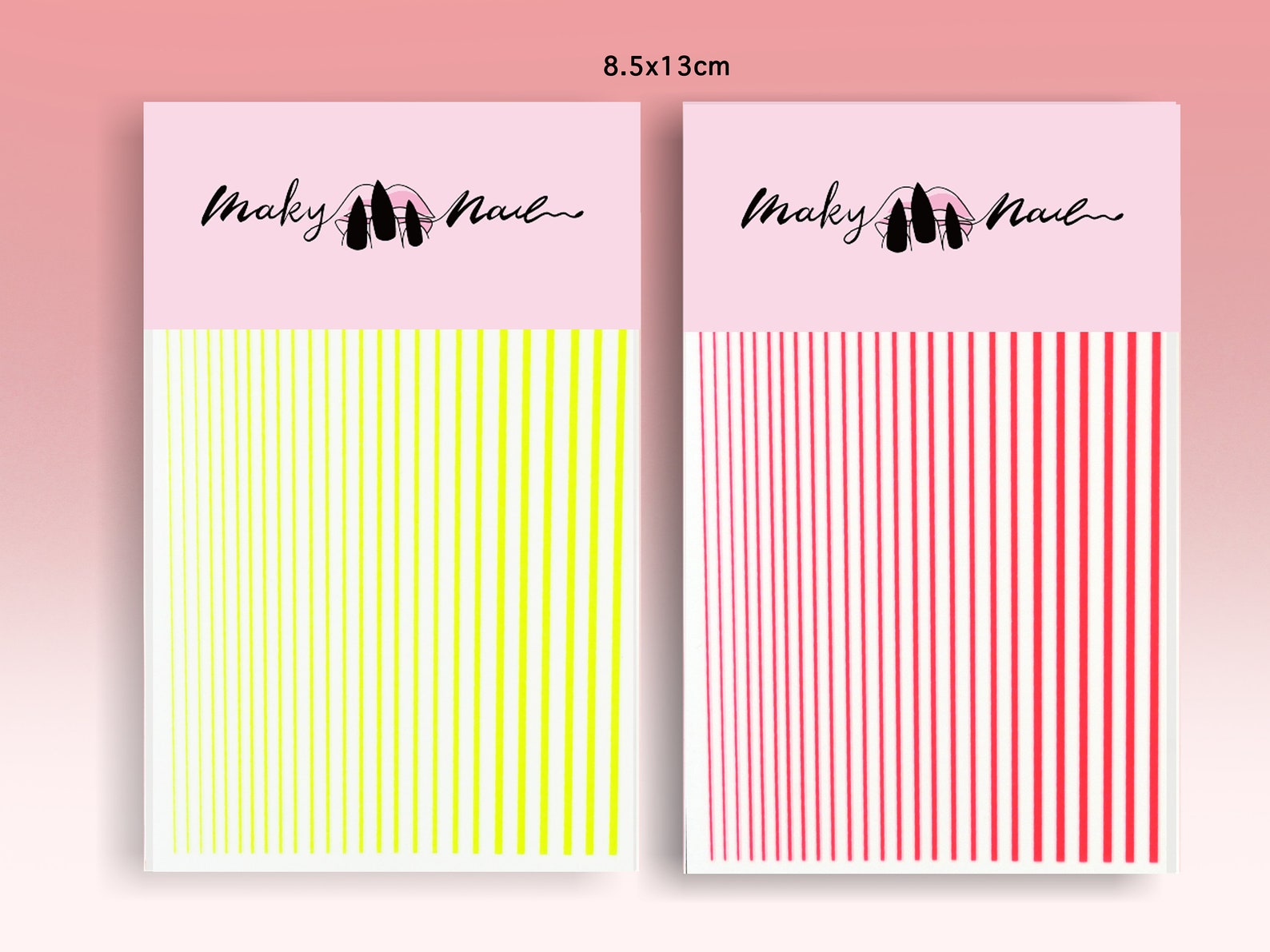 Multi Size Stripe Line Nail Sticker/ Thin Lining Line Art Nail - Etsy