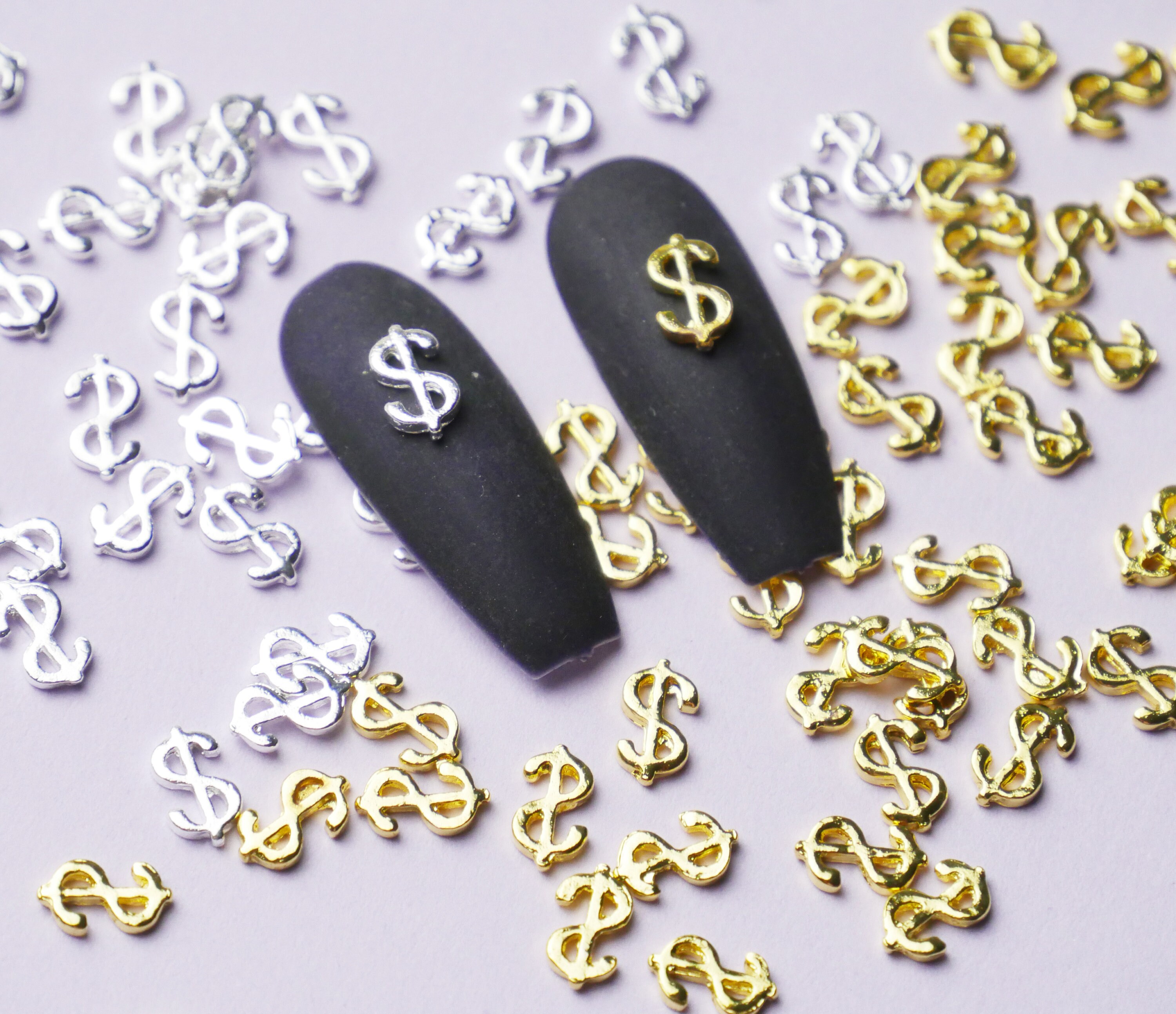 5 Pcs 3D Money Sign Nail Decoration/ Dollar Sign DIY Nail Deco - Etsy
